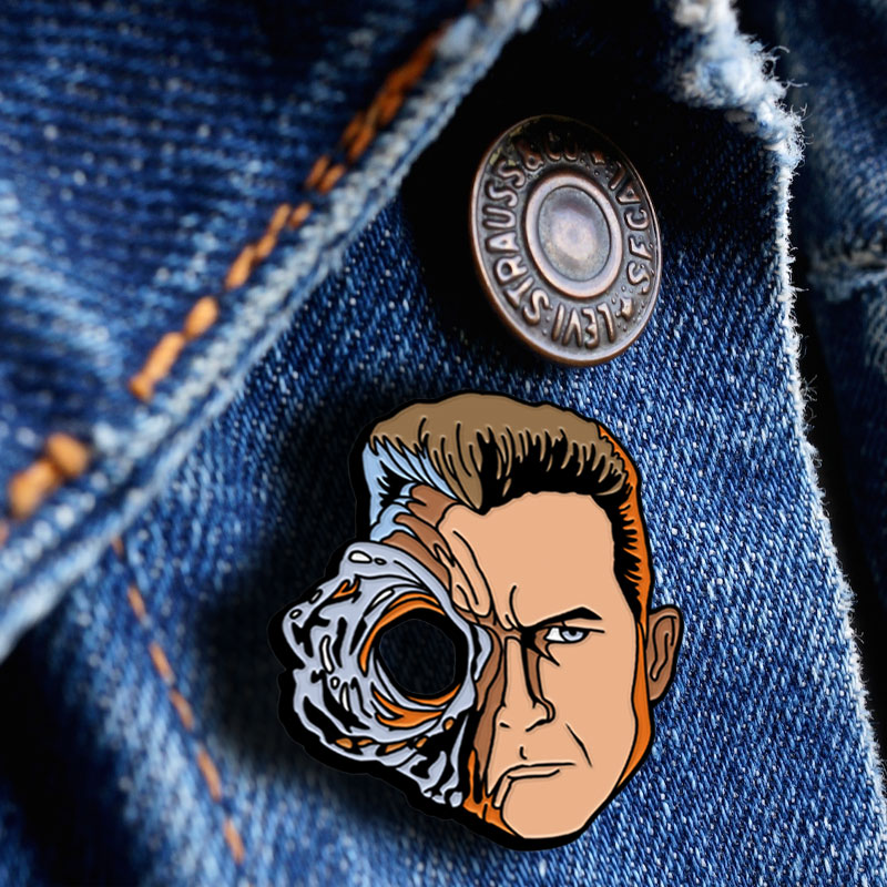 Terminator T-1000 Enamel Pin - GeekVault