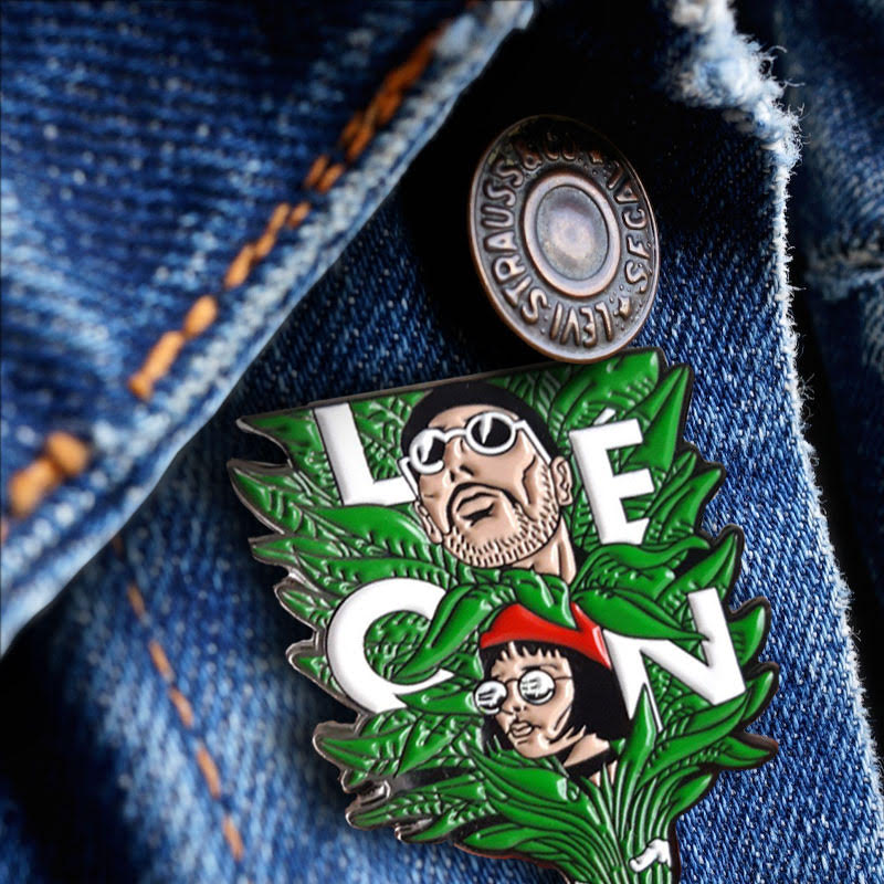 Leon The Professional House Plant Enamel Pin - GeekVault