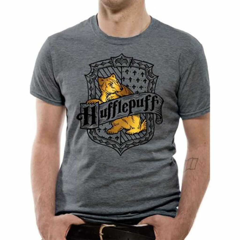 Harry Potter Hufflepuff Gold Crest T-Shirt - GeekVault
