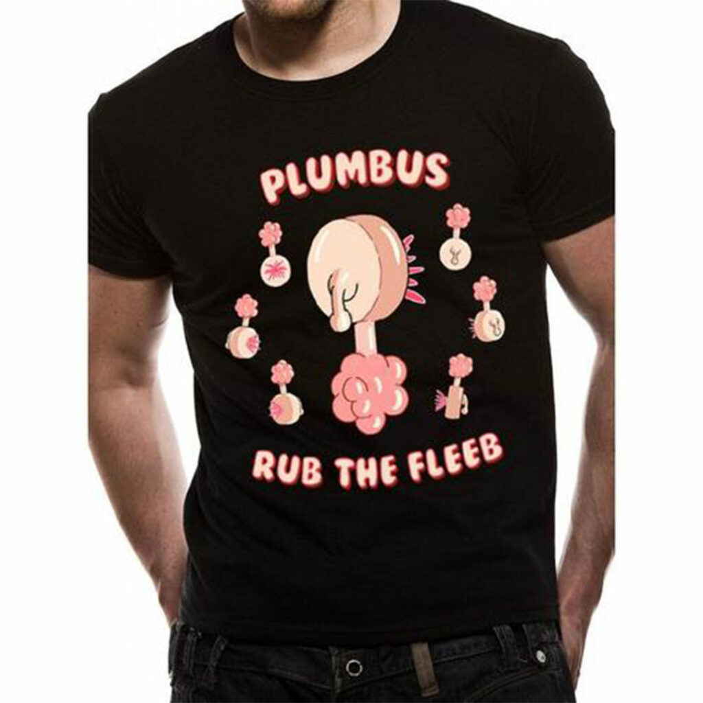 Rick and Morty Plumbus - Rub the Fleeb T-Shirt - GeekVault