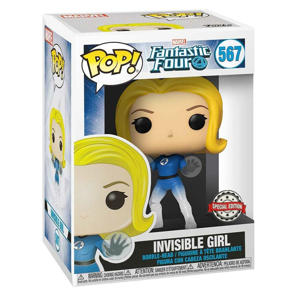 Marvel Fantastic Four Funko POP! Vinyl #567 Invisible Girl - GeekVault