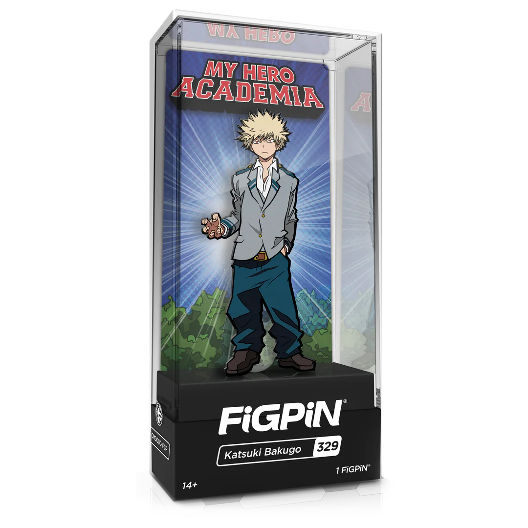 My Hero Academia: FiGPiN Pin Badge: Katsuki Bakugo - GeekVault