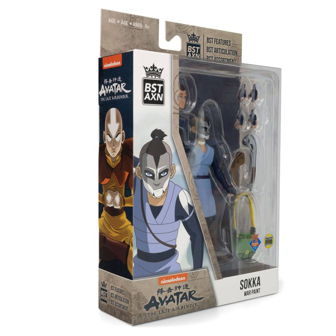 Avatar: The Last Airbender BST AXN 5-Inch Sokka War Paint SDCC 2022 ...