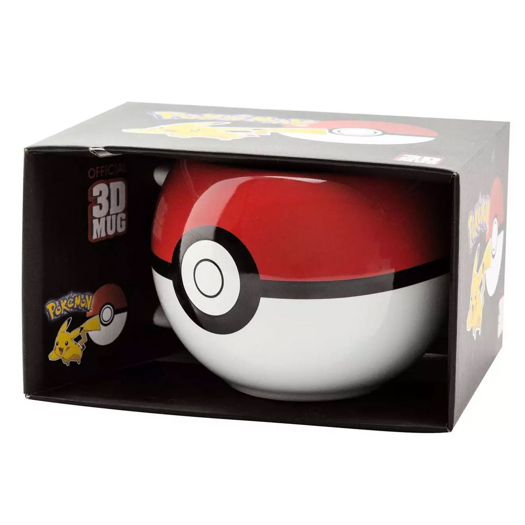 Pokemon Pokeball 3D Sculpted Mug - GeekVault
