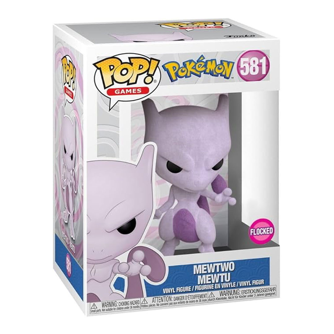 Pokemon Funko POP! Vinyl #581 Mewtwo Flocked Exc. - GeekVault