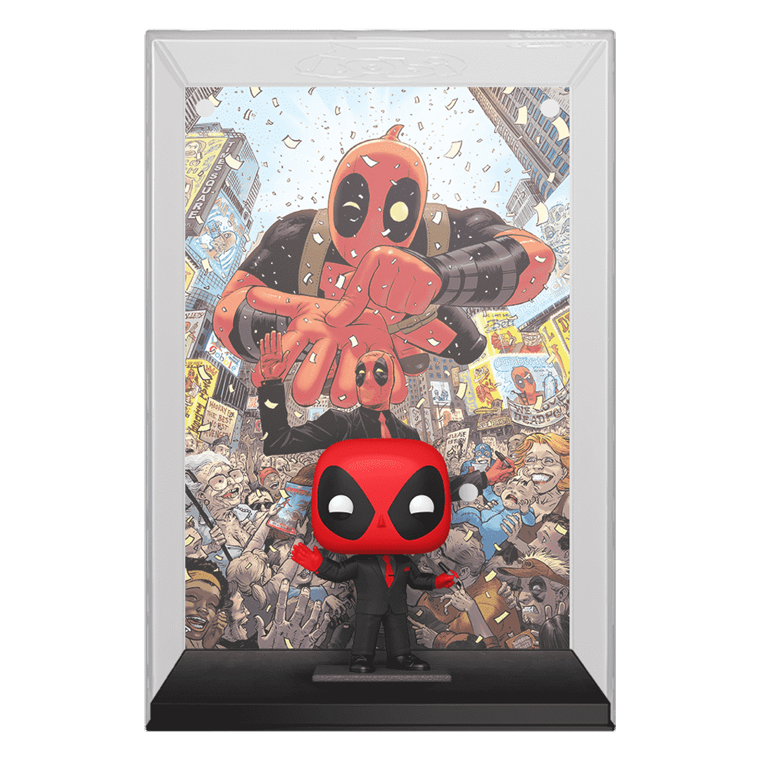 Deadpool Funko POP! Comic Cover #46 Deadpool in Black Suit - GeekVault