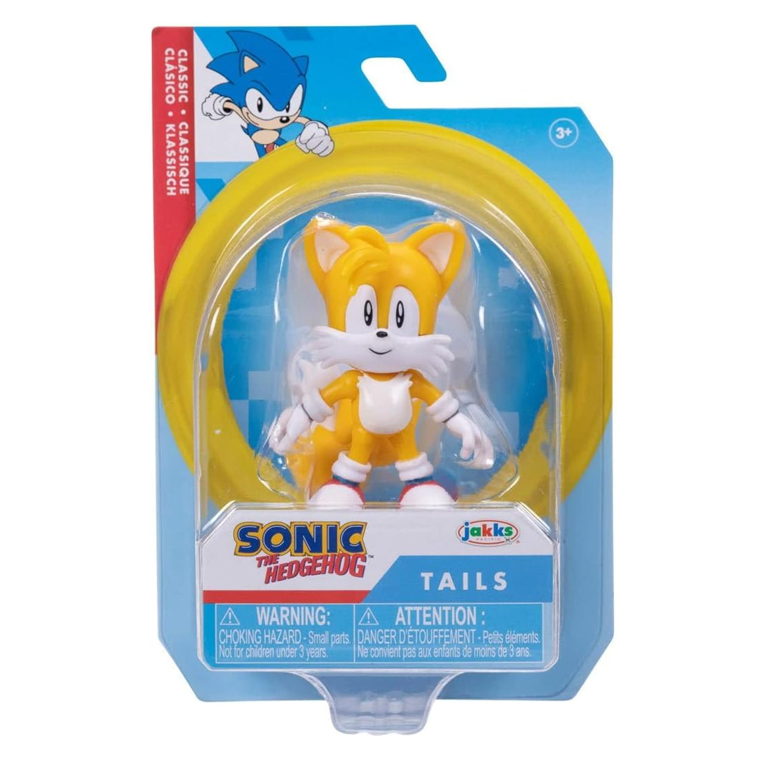 Sonic the Hedgehog Classic Tails 2.5” Posable Figure - GeekVault