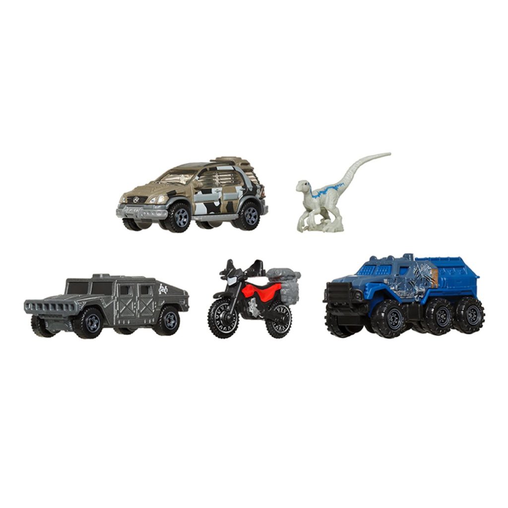 Matchbox Jurassic World: Rebirth 5 Pack Vehicles - GeekVault