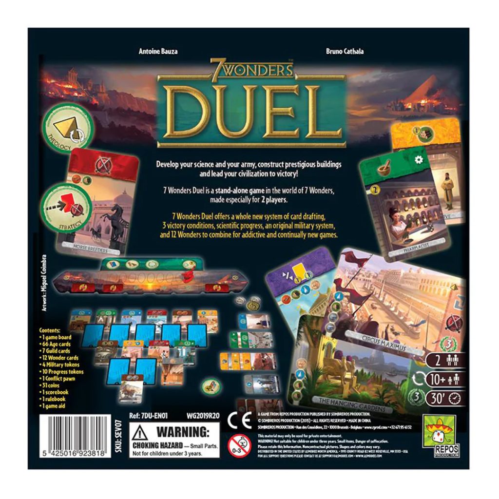 7 Wonders Duel Board Game - GeekVault